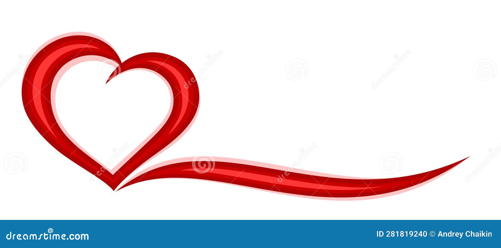 Symbol of stylized heart. stock vector. Illustration of template ...