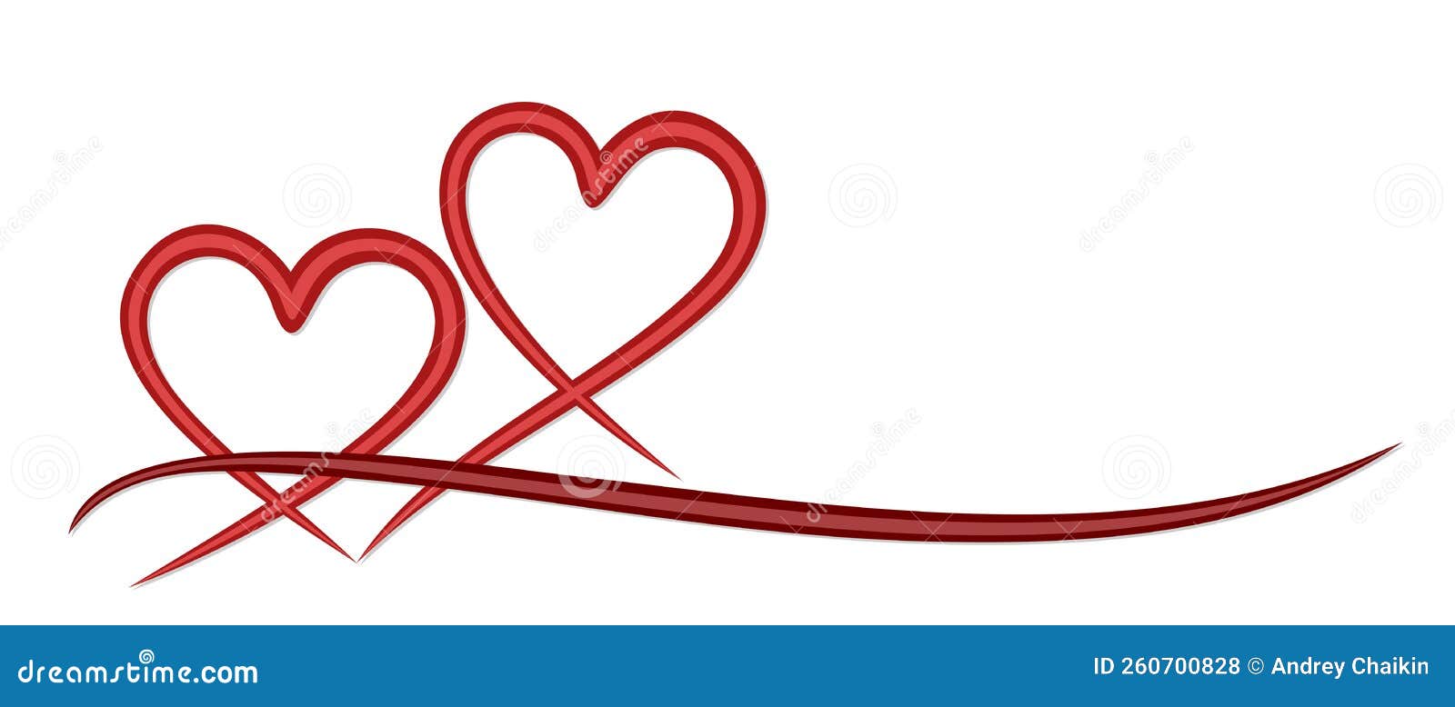 Symbol of stylized heart. stock vector. Illustration of vector - 260700828