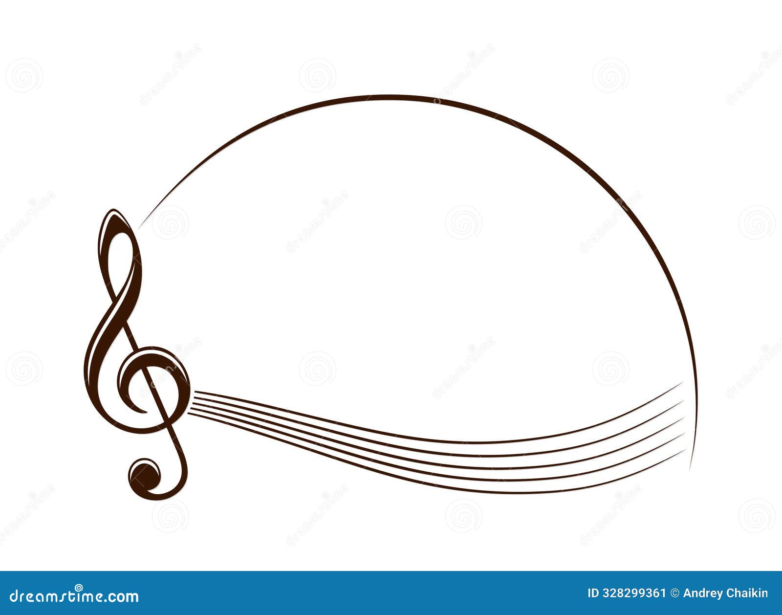 The Symbol Of A Treble Clef. Cartoon Vector | CartoonDealer.com #328278673