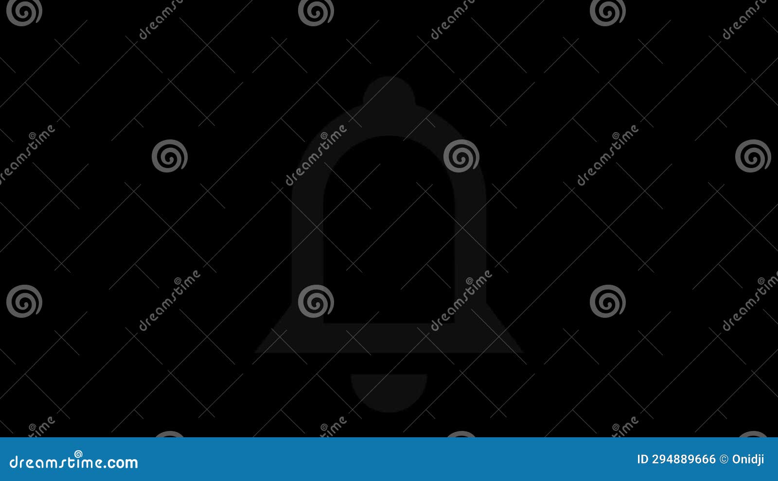 Subscription Bell Symbol Animation (flat) Stock Footage - Video of ...