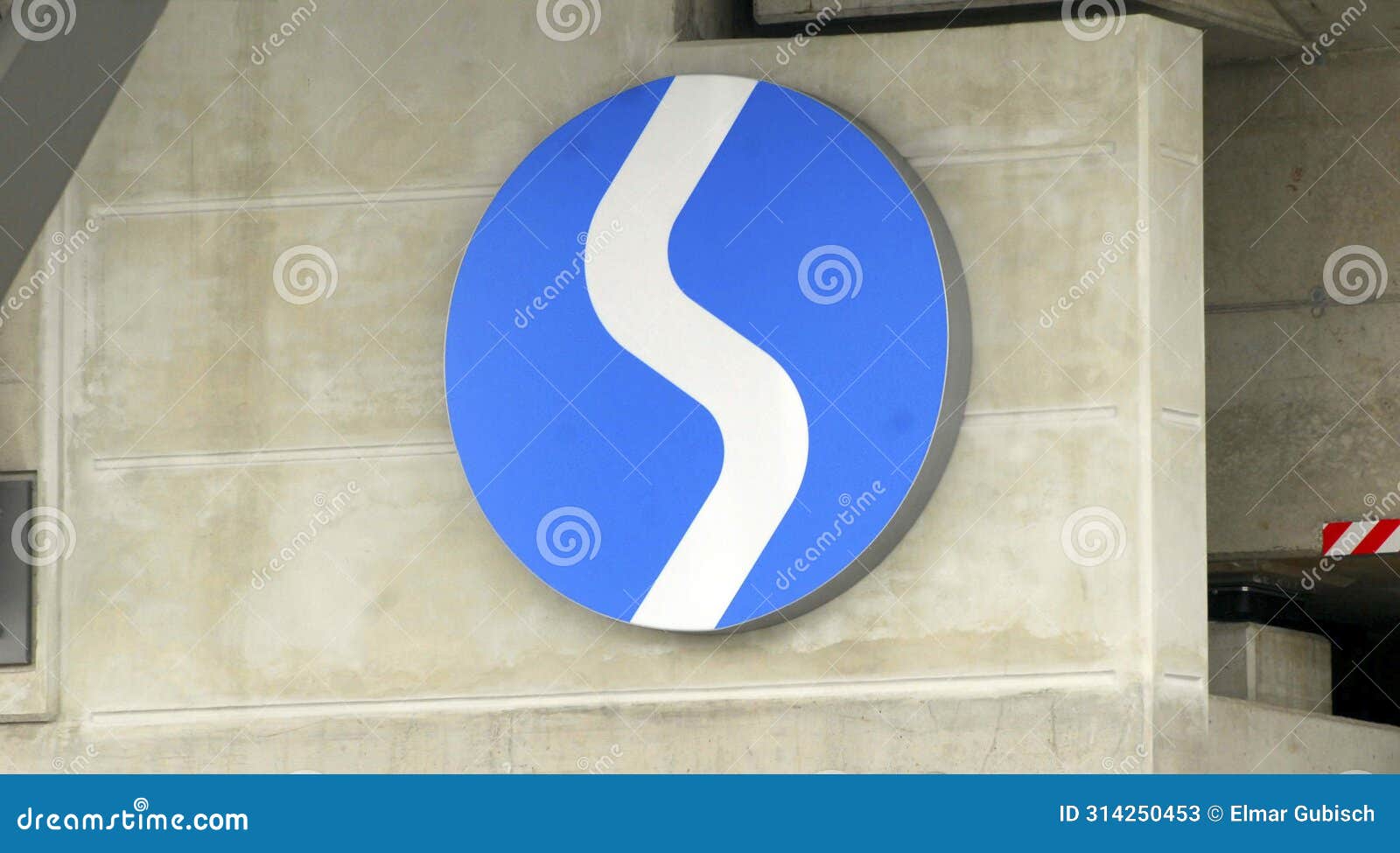 Symbol of the Suburban Train or Suburban Railway Editorial Stock Photo ...