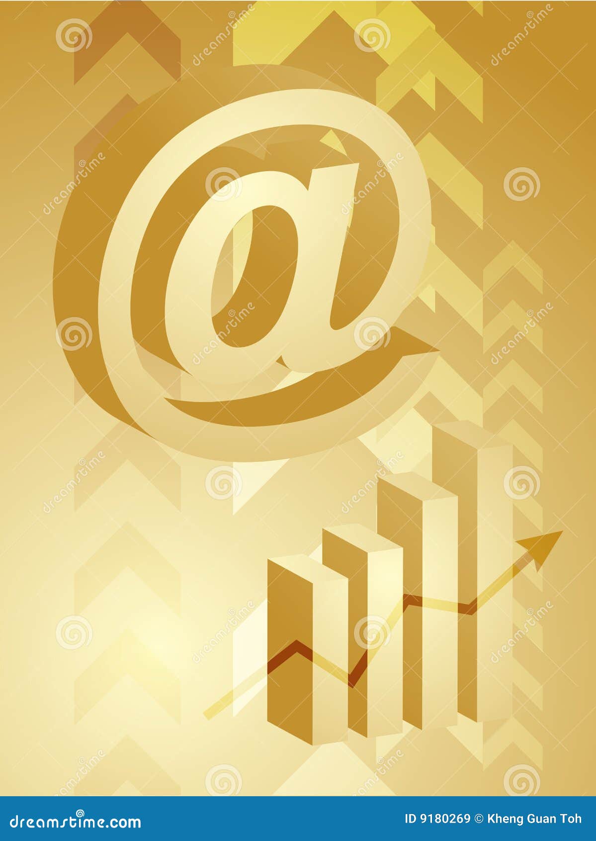 At symbol success stock vector. Illustration of arrows - 9180269