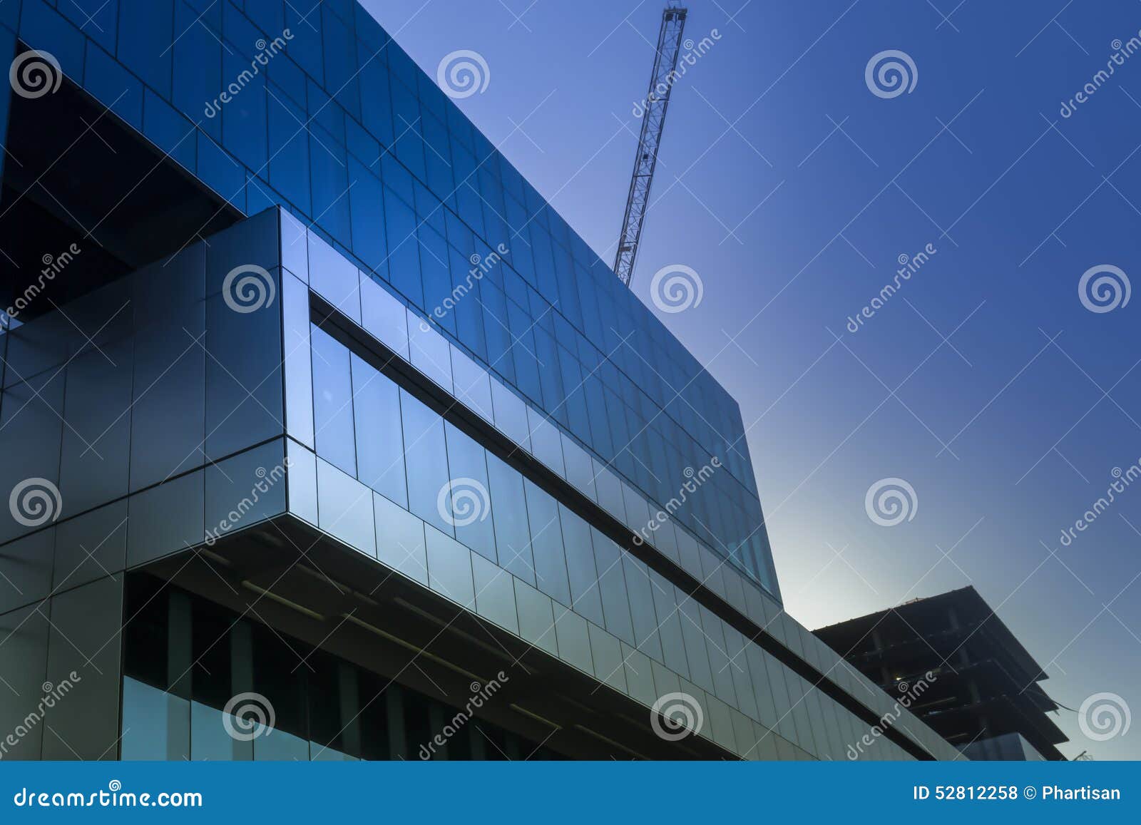 Symbol of Success - Modern Glass Office Building Stock Photo - Image of ...
