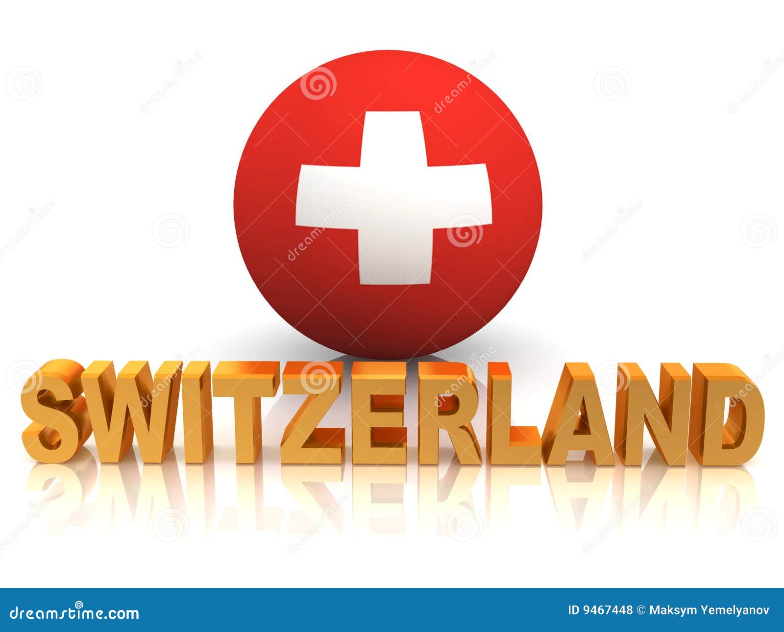 Symbol of Switzerland stock illustration. Illustration of designer ...
