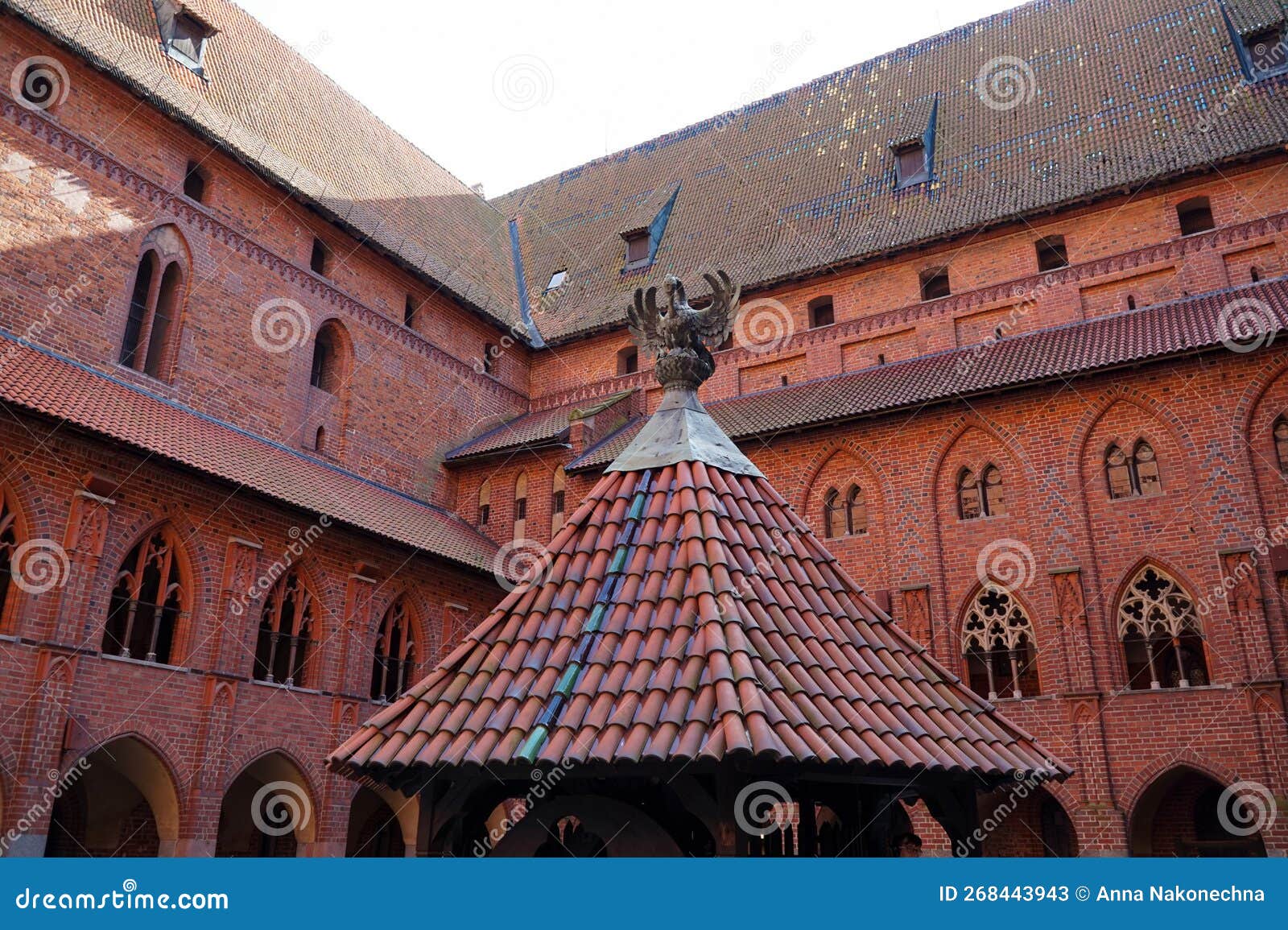 The Symbol of the Templar Order in the Main Courtyard of the Templar ...