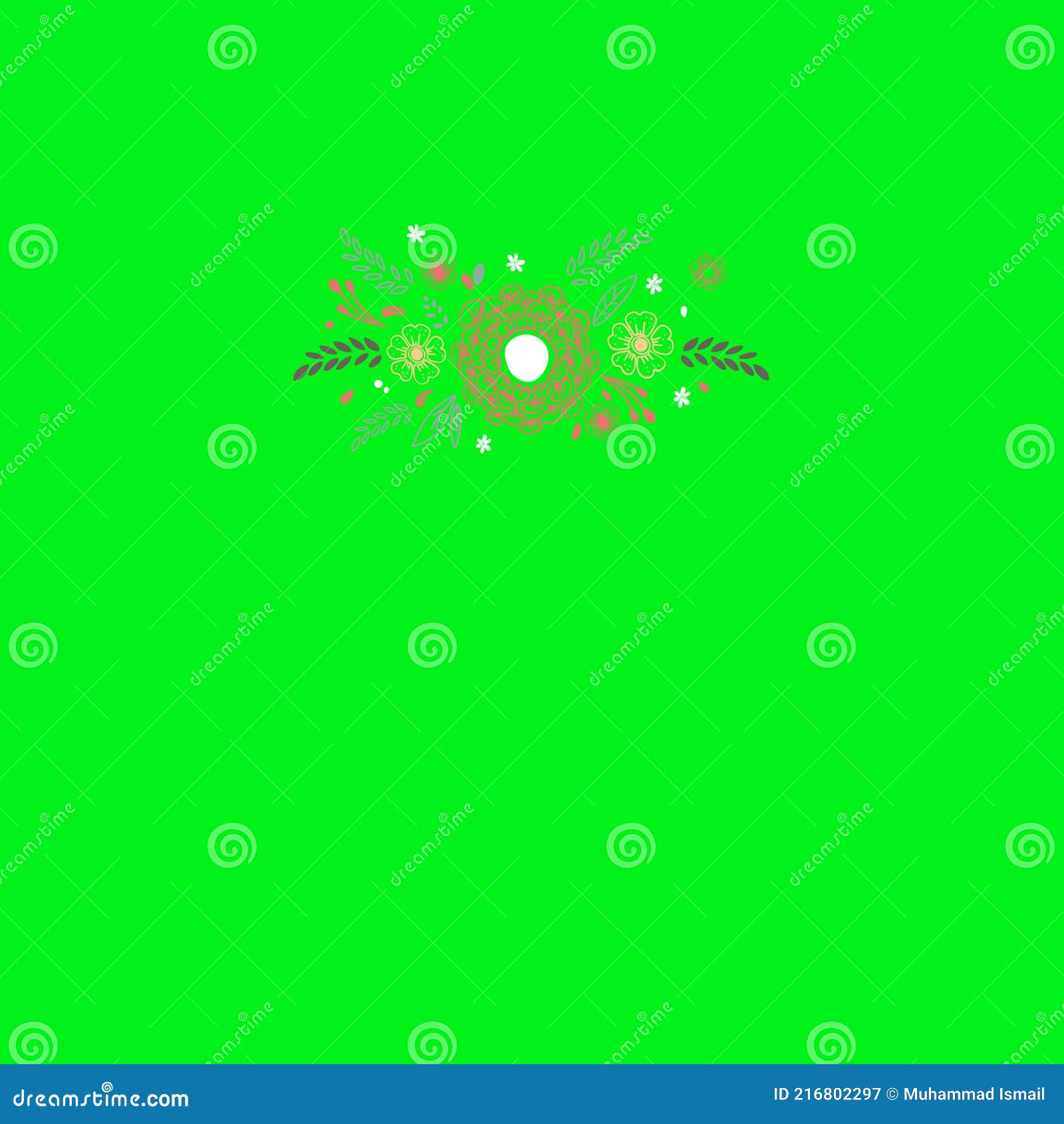 A Symbol of Text and Green Background Stock Illustration - Illustration ...