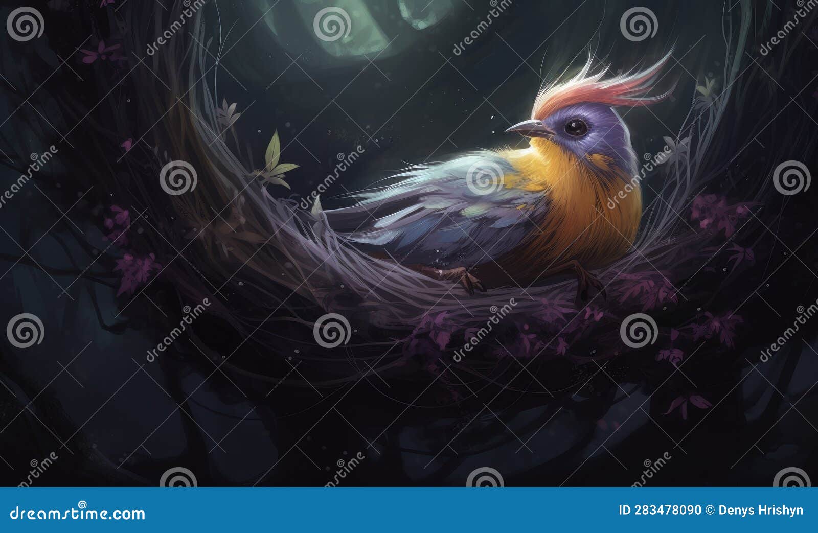 Symbol of Transformation Phoenix Bird Represents the Cycle of Life and ...