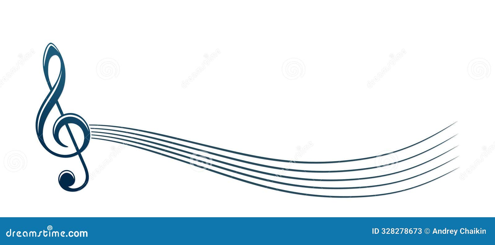 The Symbol Of A Treble Clef. Cartoon Vector | CartoonDealer.com #328278673