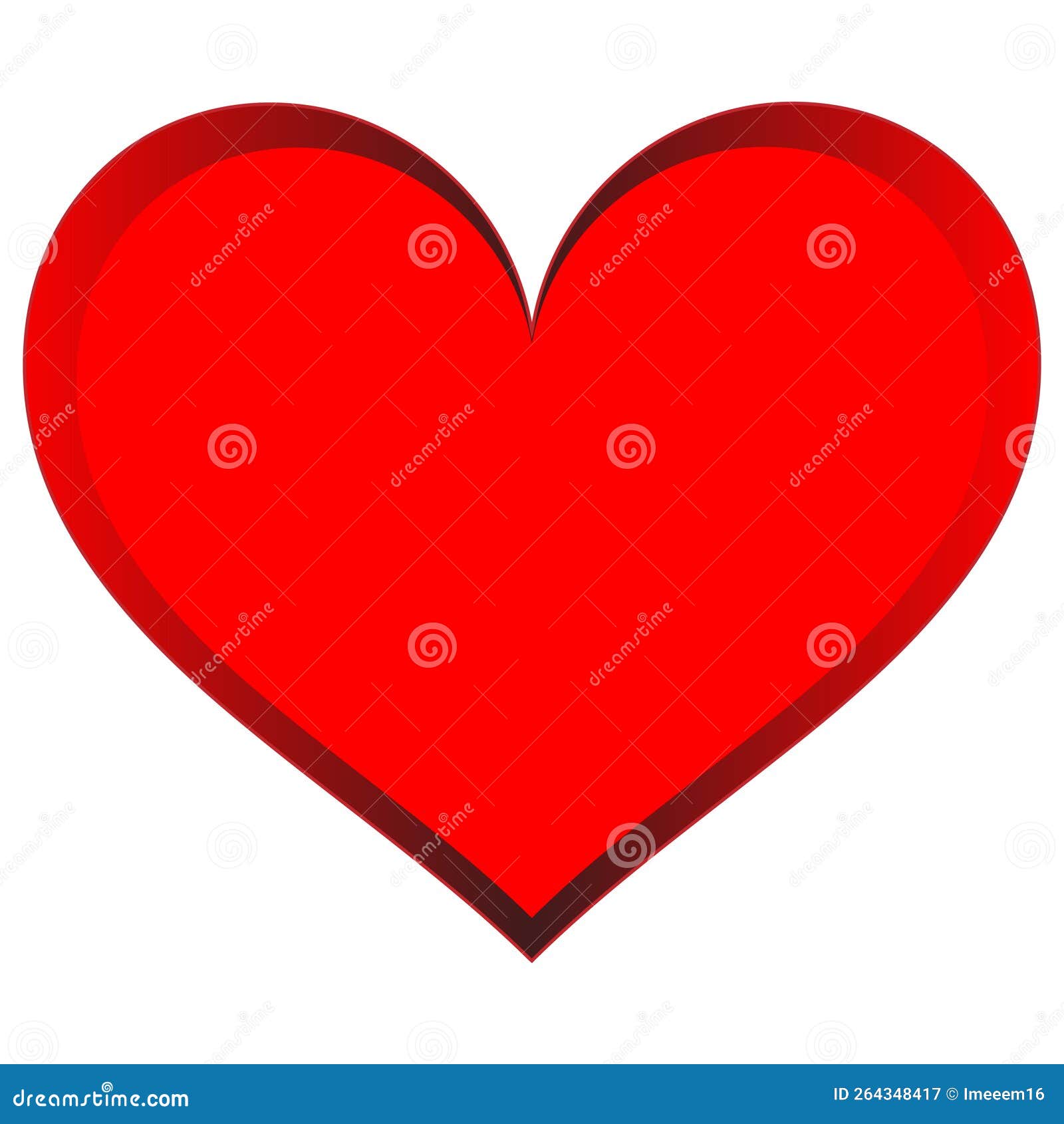Symbol of Two Stacked Hearts Stock Vector - Illustration of heart ...