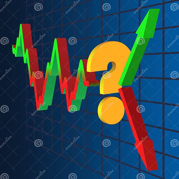 Symbol of Uncertainty of Further Dynamics. Stock Vector - Illustration ...