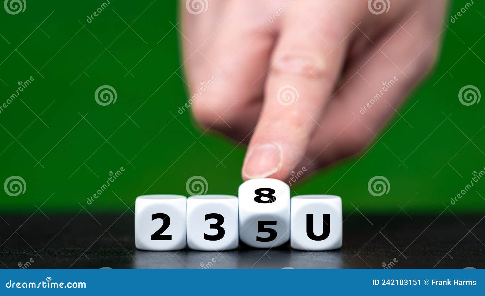 Symbol for the Uranium Isotopes 235-U and 238-U Stock Image - Image of ...