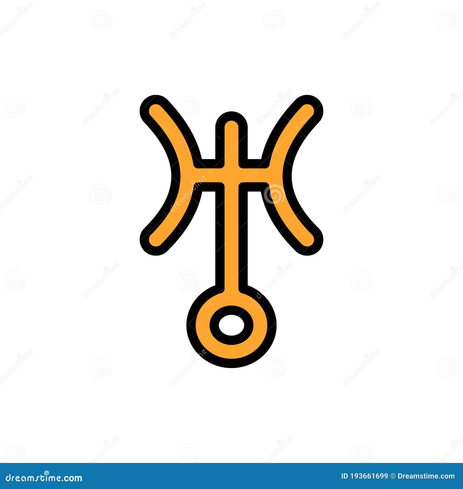 Symbol Of Uranus, Uranus Sign, Astrology Uranus Planet Stock ...