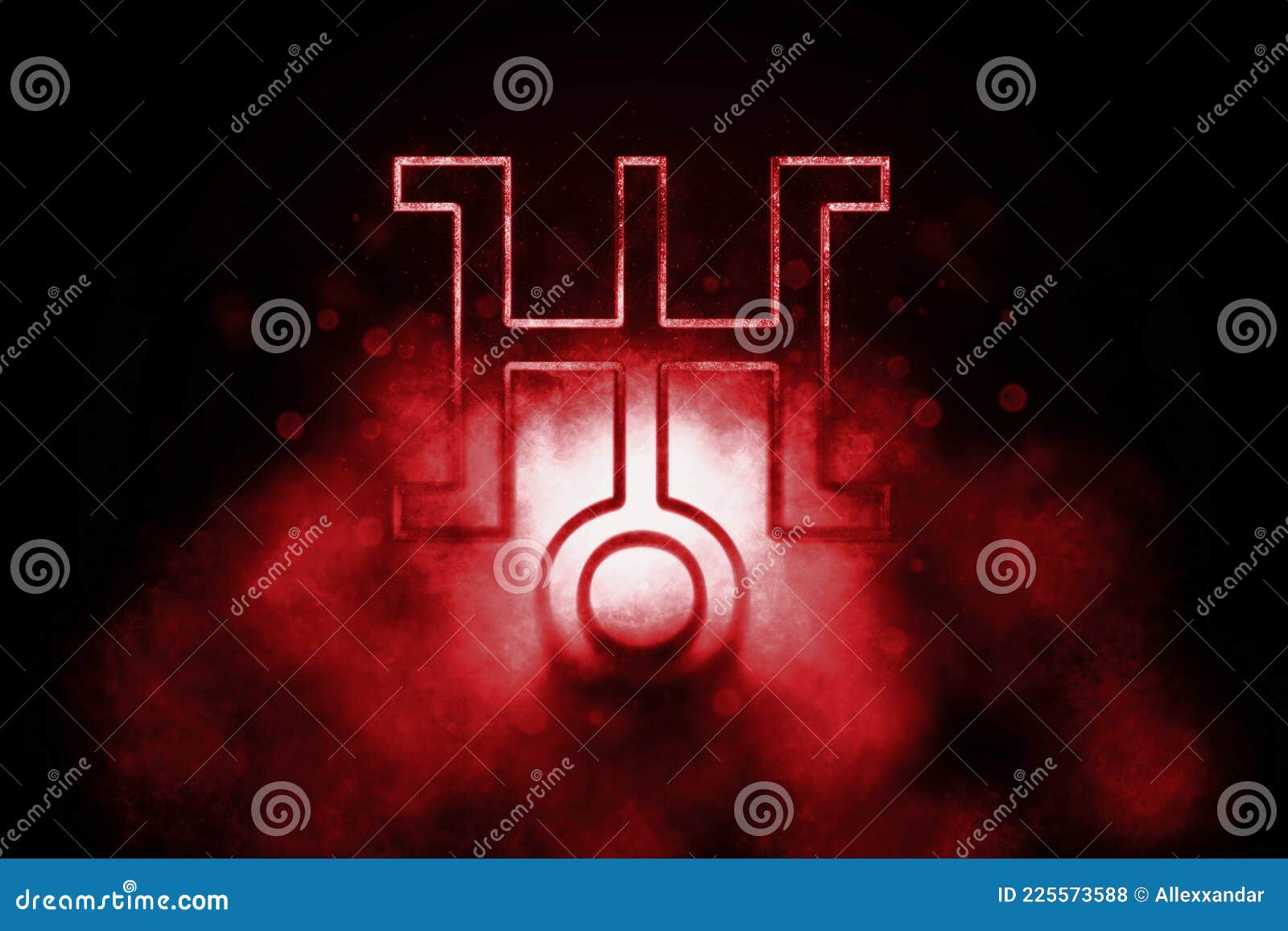 Symbol of Uranus, Uranus Sign, Astrology Uranus Planet Stock Photo ...