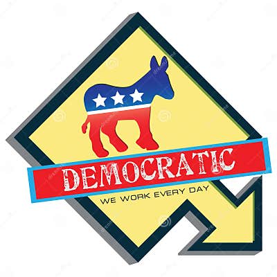 Symbol of US Democratic Party Editorial Stock Photo - Illustration of ...