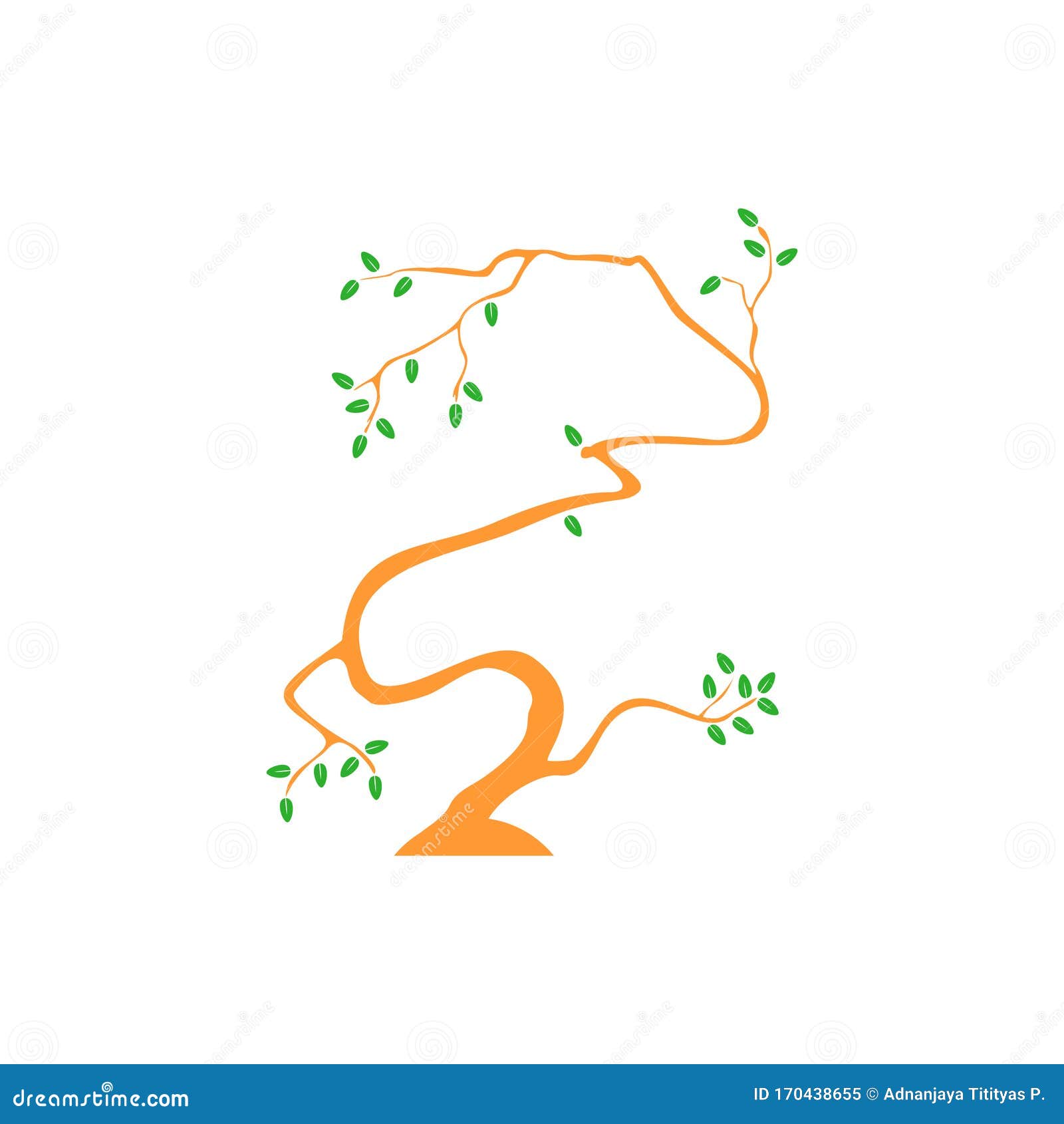 Symbol Vector of Simple Tree Hand Drawn Design Stock Vector ...