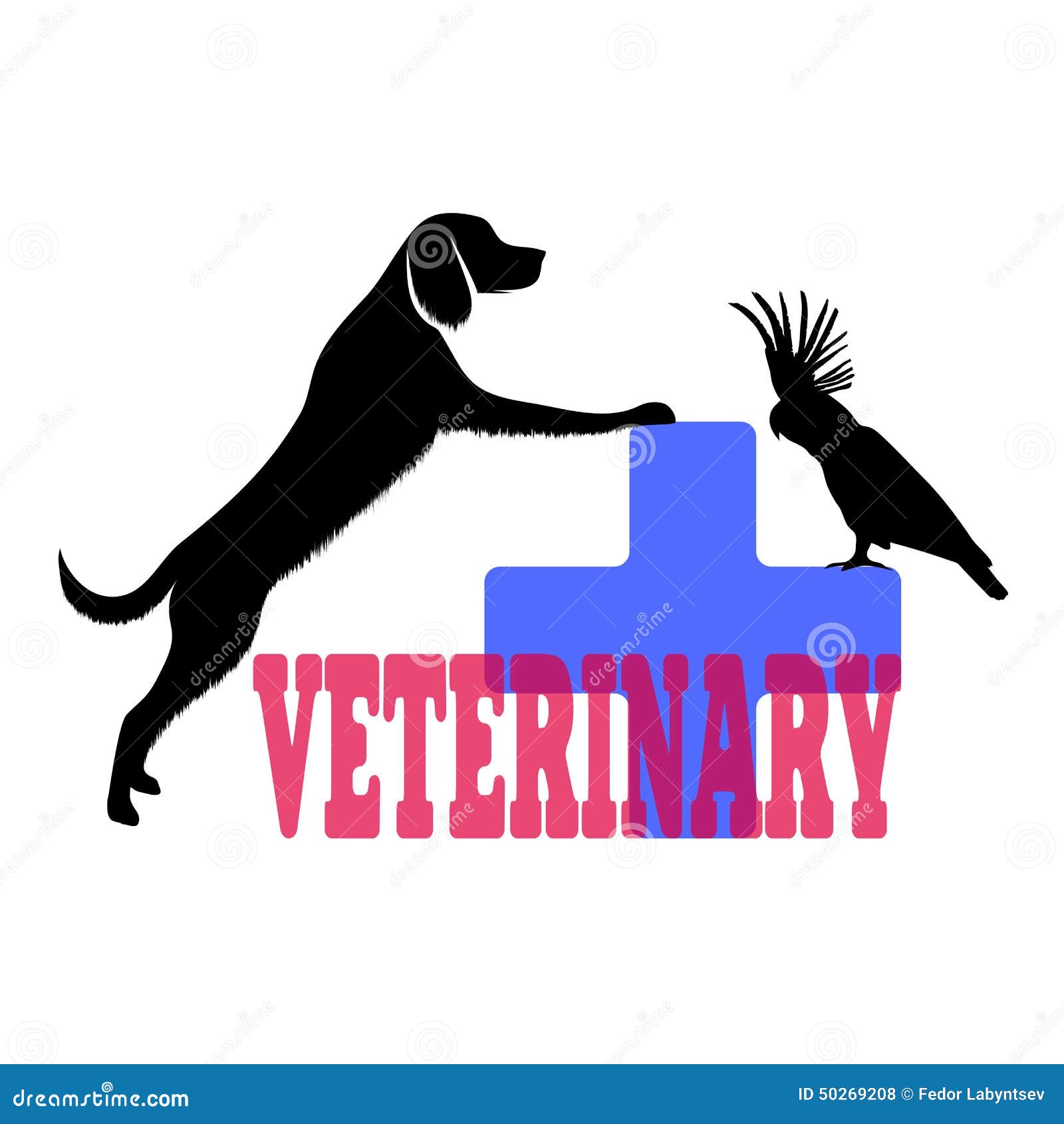 Symbol of Veterinary Medicine Stock Vector - Illustration of emblem ...