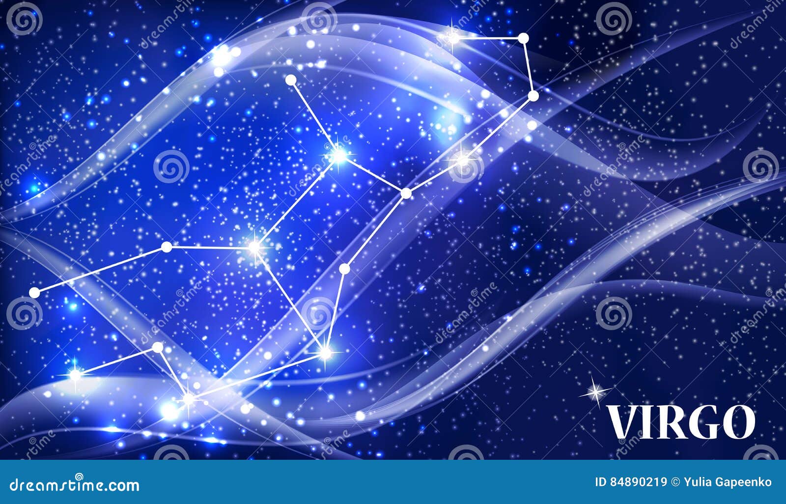 Symbol Virgo Zodiac Sign. Vector Illustration. Stock Vector ...