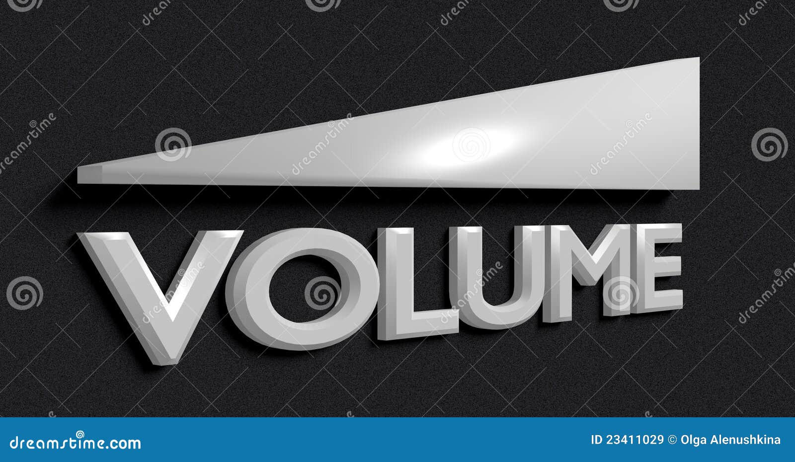 Symbol of the volume stock illustration. Illustration of signs - 23411029