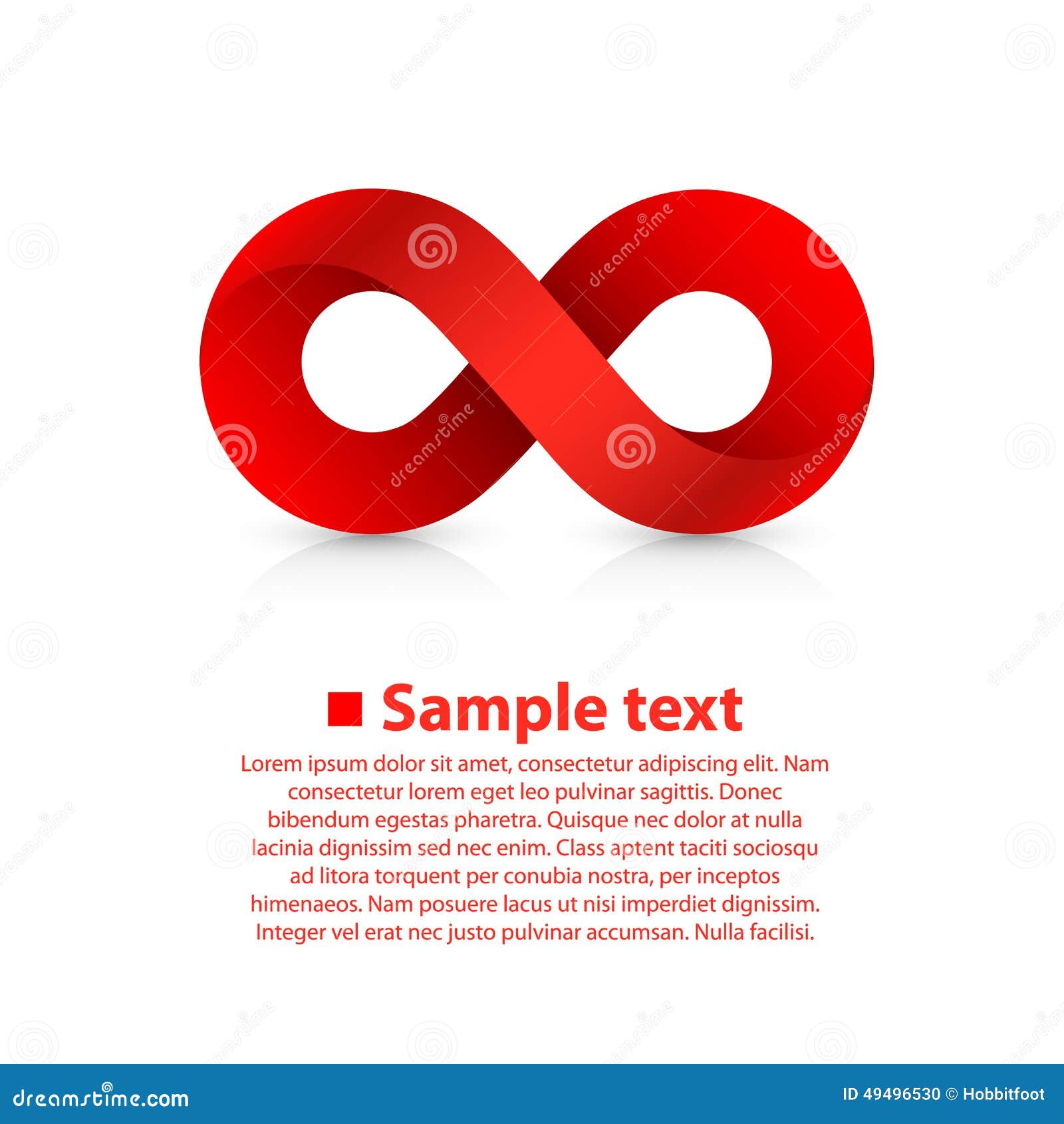 Symbol von Unendlichkeit vektor abbildung. Illustration von code - 49496530