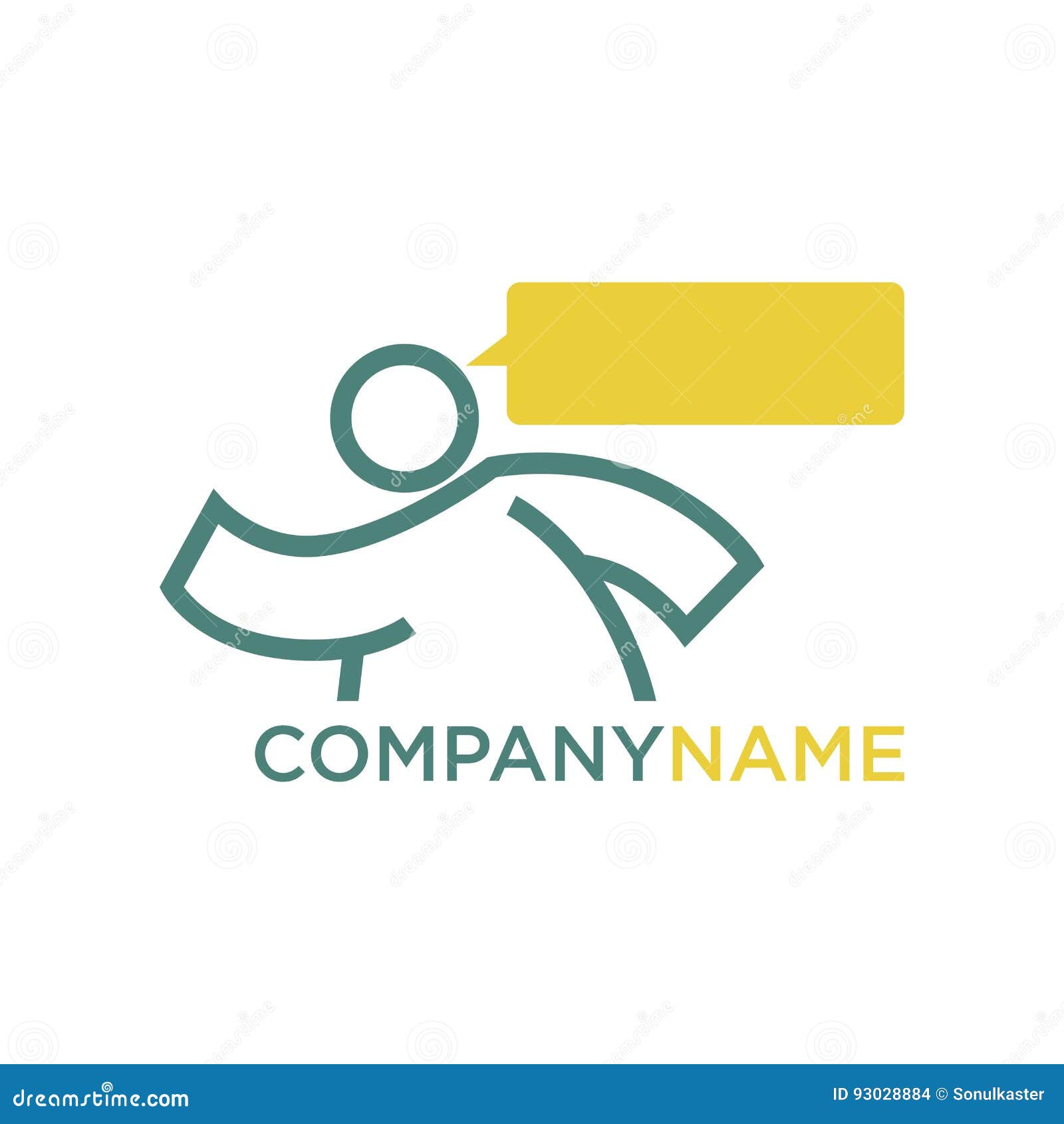 Symbol with walking person stock vector. Illustration of message - 93028884