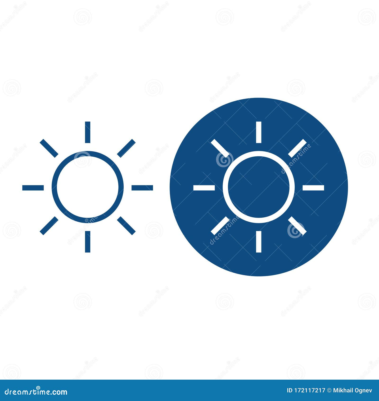 Warm Temperature Engine Coolant Flat Color Icons With Quadrant Frames ...