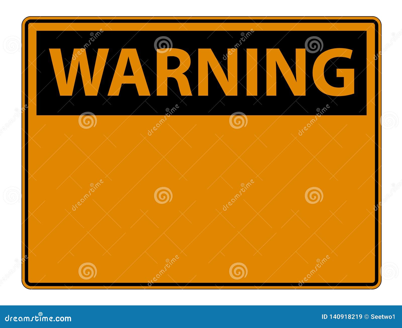 Symbol Warning Sign Label on White Background Stock Vector ...