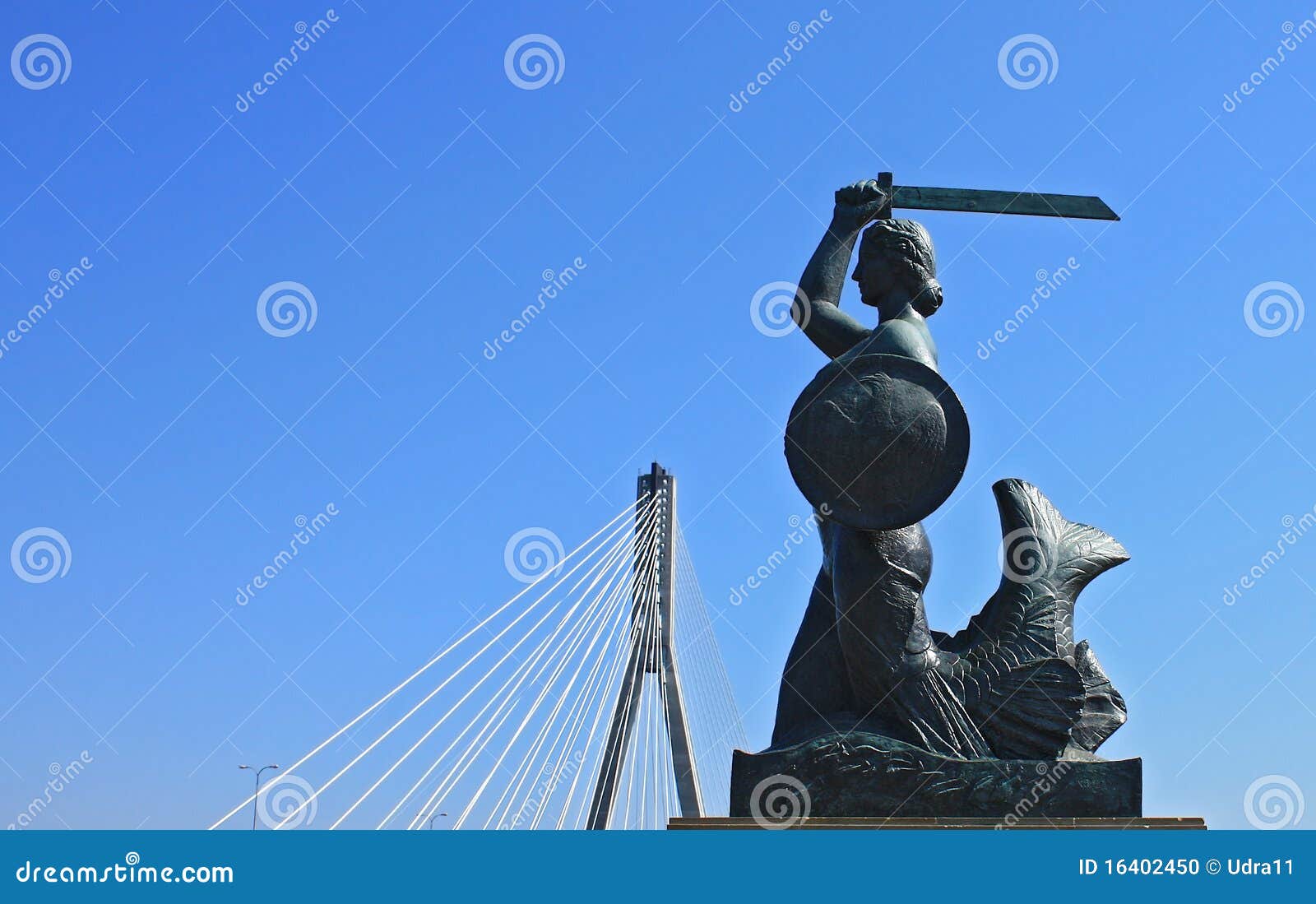 Symbol of Warsaw stock photo. Image of symbol, place - 16402450