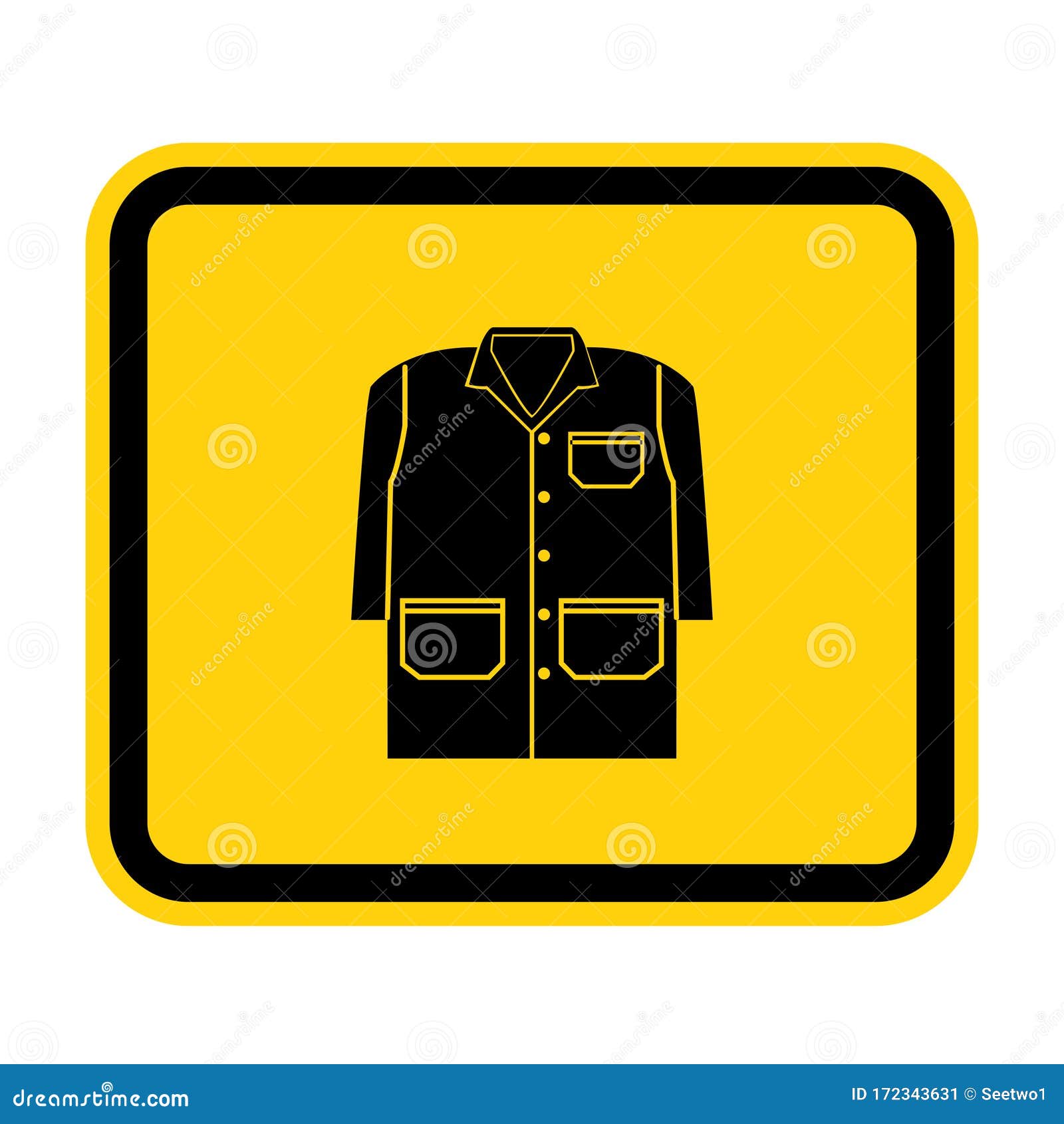 Symbol Wear a Gown Isolate on White Background,Vector Illustration EPS ...