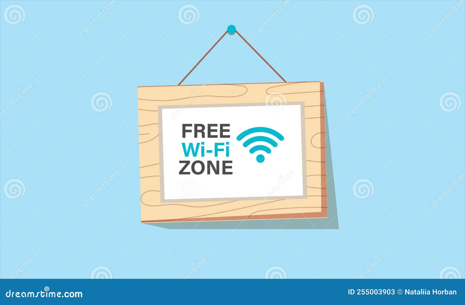 Symbol Wi-fi Zone Network Icon, Vector Illustration Stock Vector ...