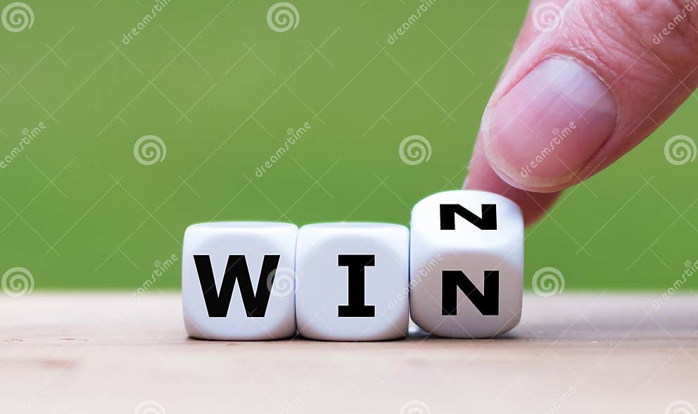 Symbol for a Win Win Situation Stock Image - Image of text, deal: 153573483