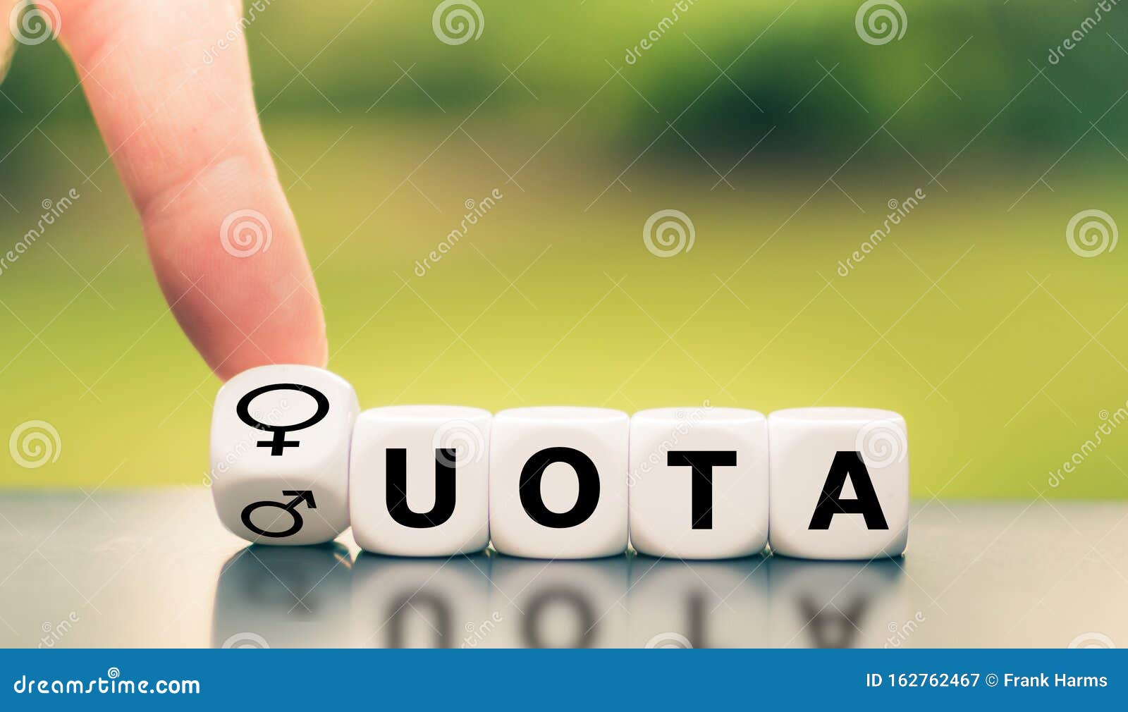 Symbol for women`s quota. stock image. Image of text - 162762467