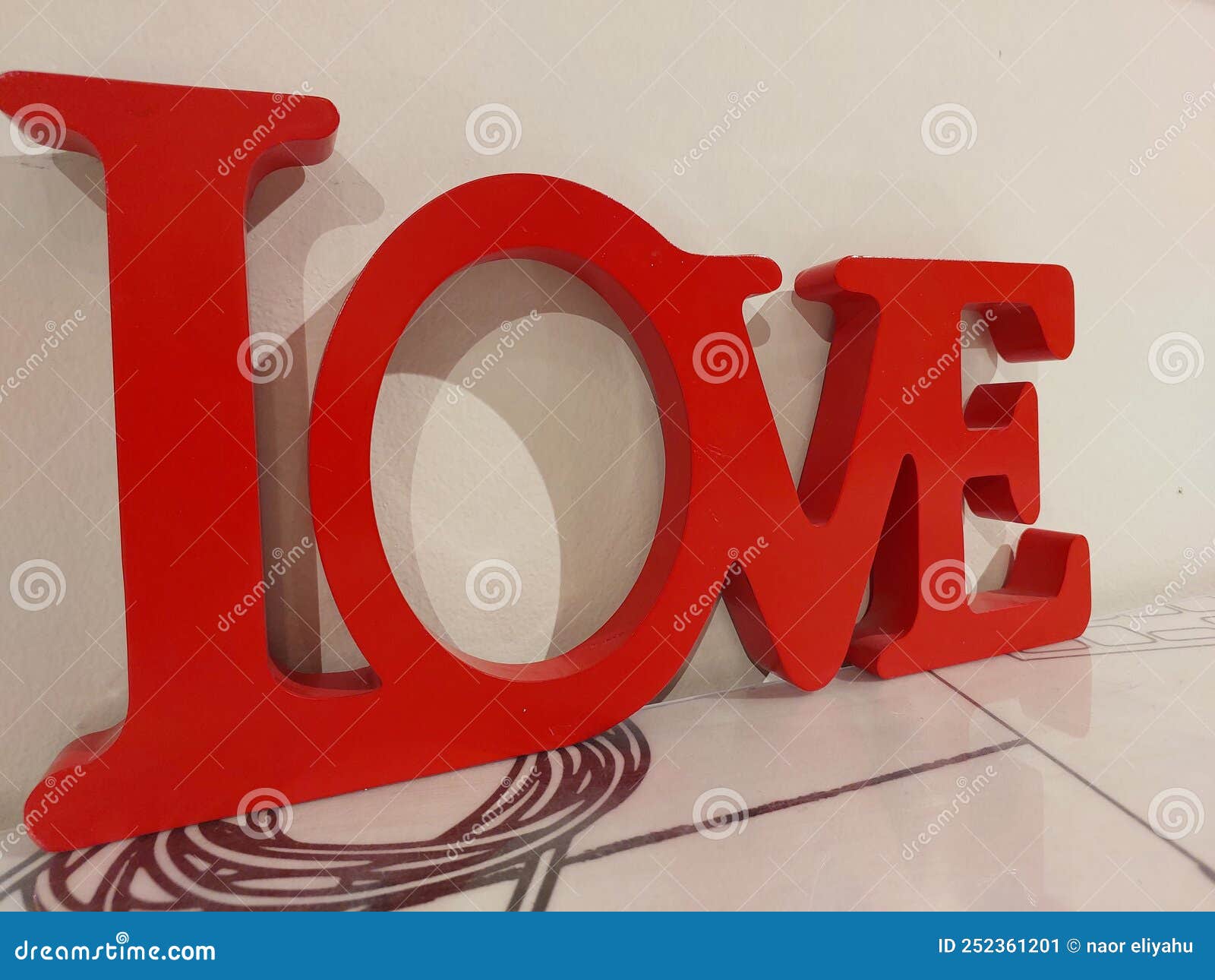 A Symbol of the Word Love in Red Stock Image - Image of heart, healing ...