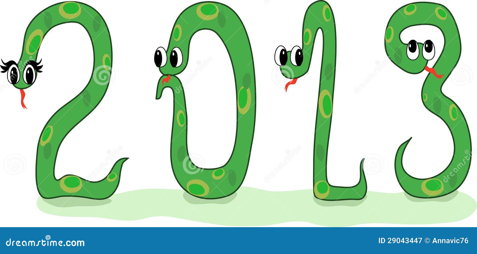 Symbol of the year stock illustration. Illustration of snake - 29043447