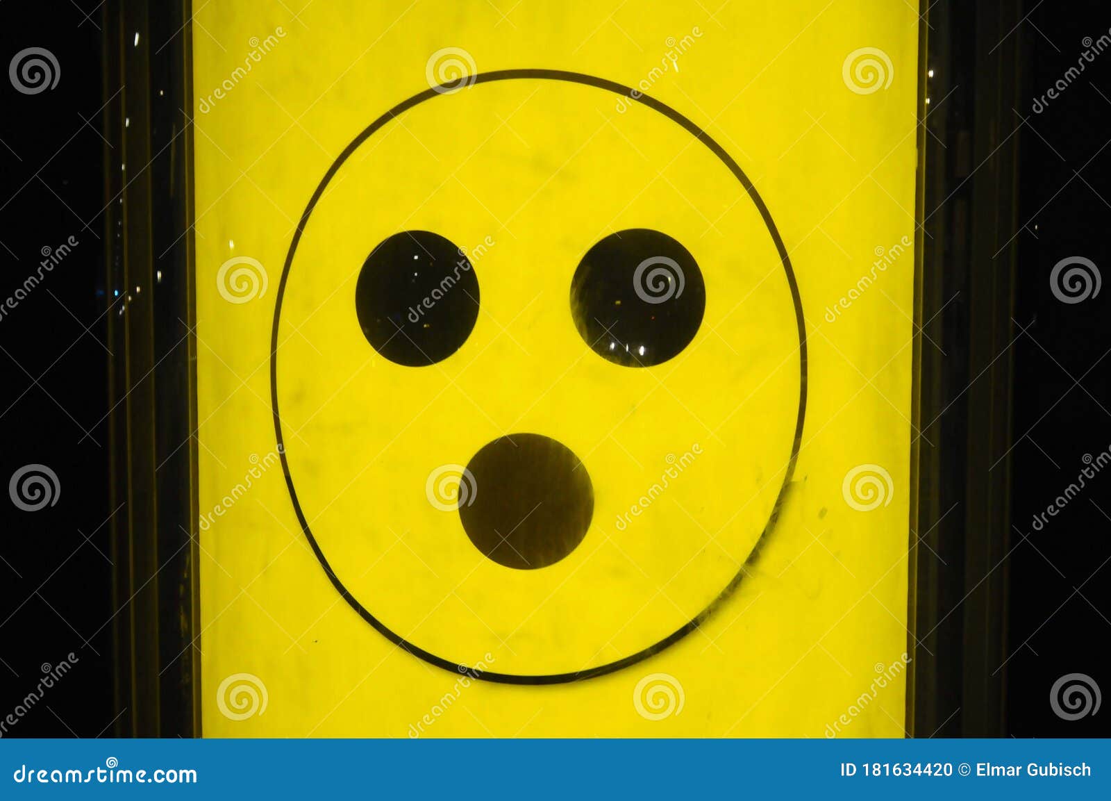 Symbol of Yellow Blind Loop Stock Photo - Image of background ...