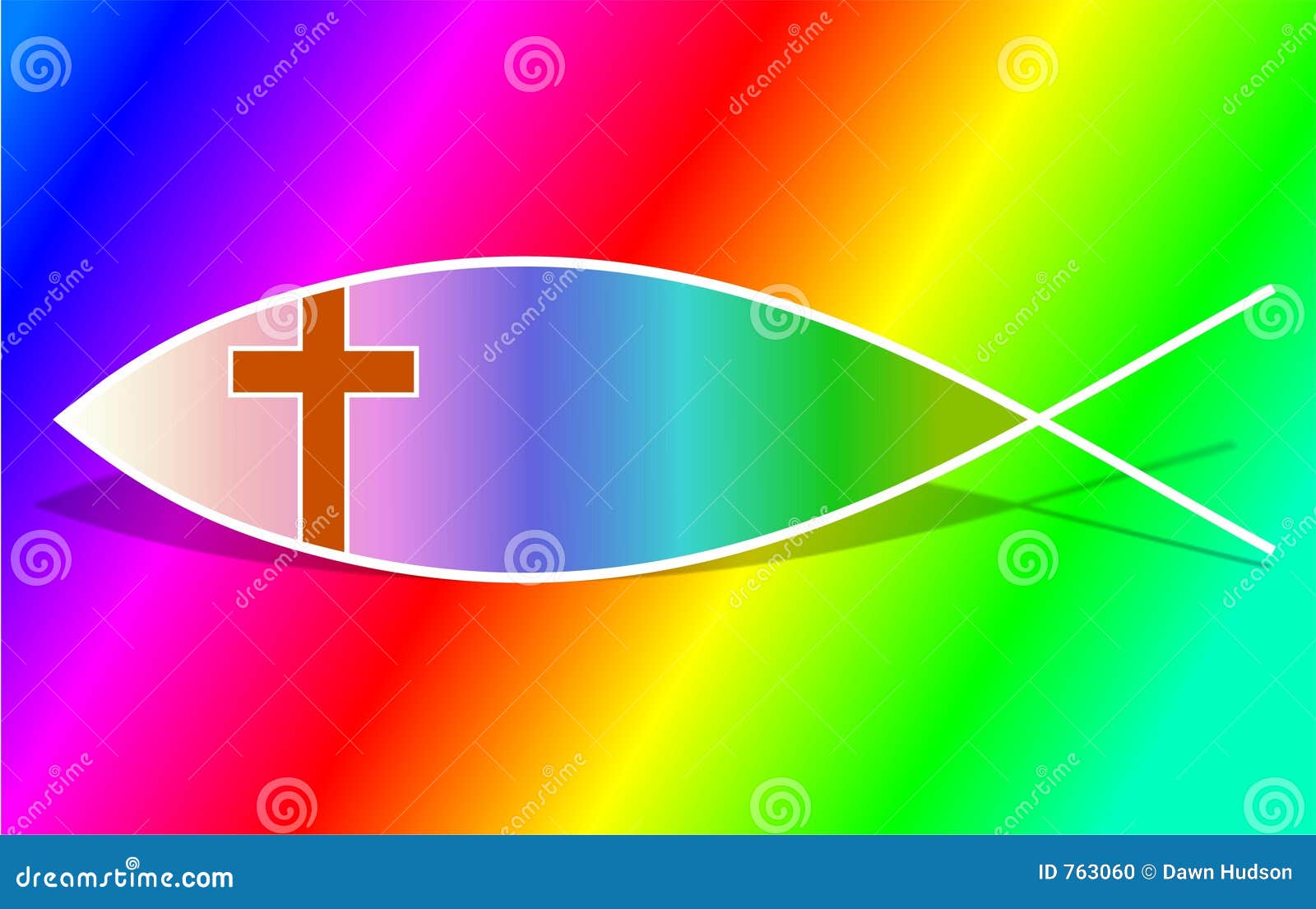 Symbole Chrétien De Poissons Illustration Stock - Illustration du ...