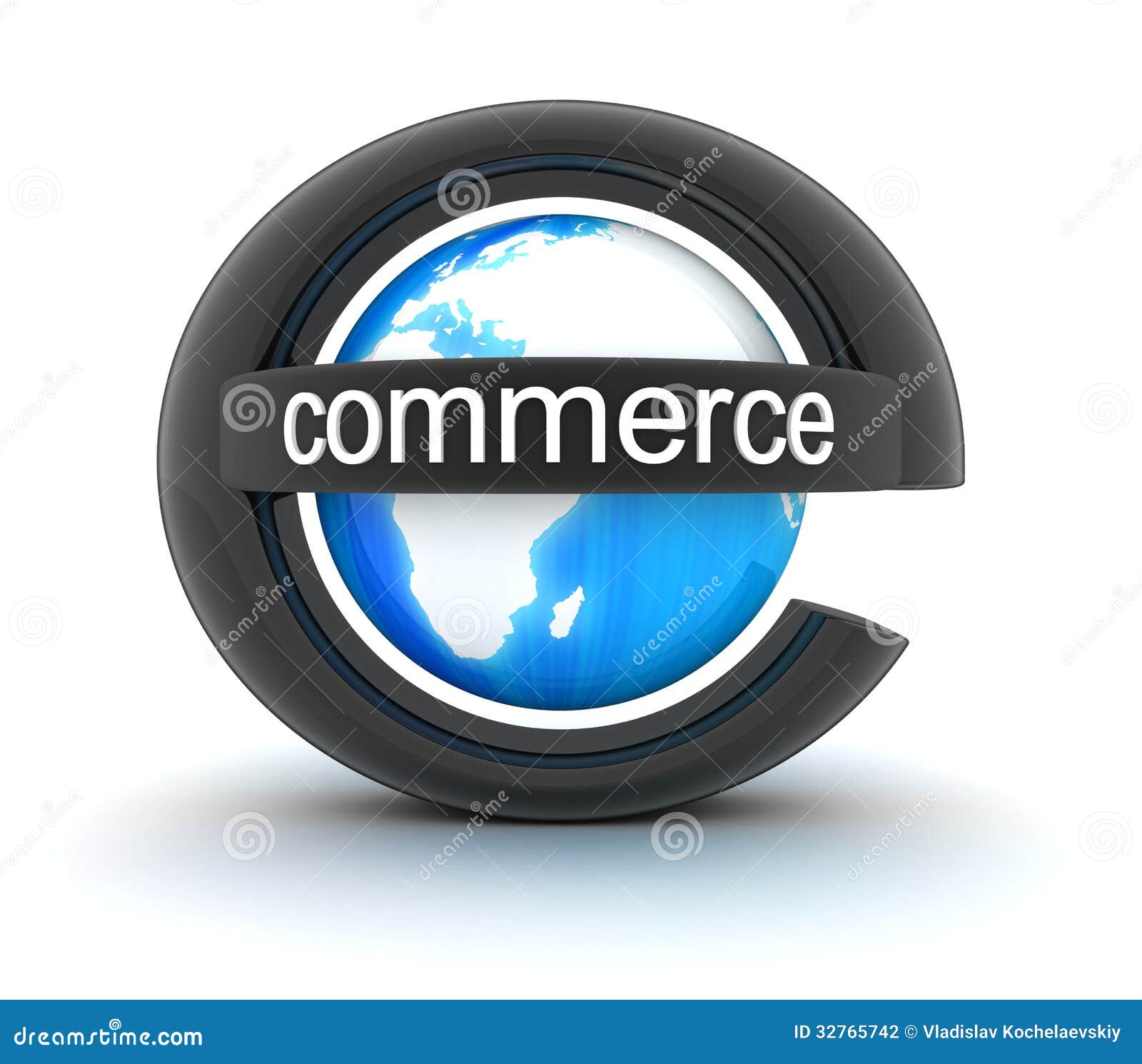 Symbole-commerce stock abbildung. Illustration von zeichen - 32765742