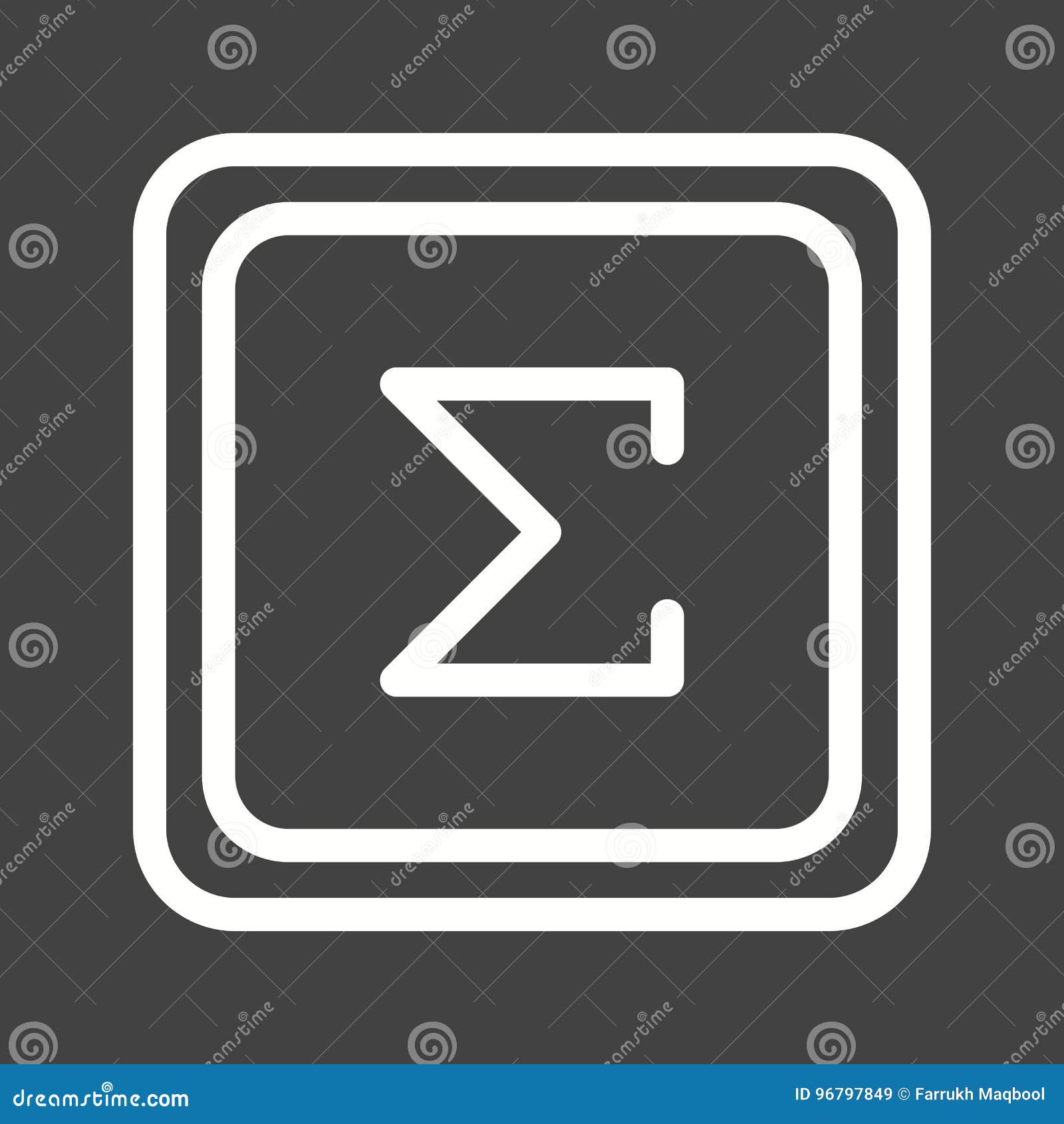 Symbole d'addition illustration stock. Illustration du positif - 96797849