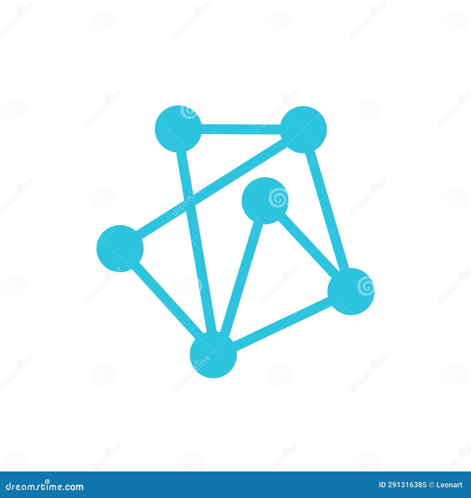 Symbole D'algorithme. Panneau Bleu Sur Fond Blanc Illustration de ...