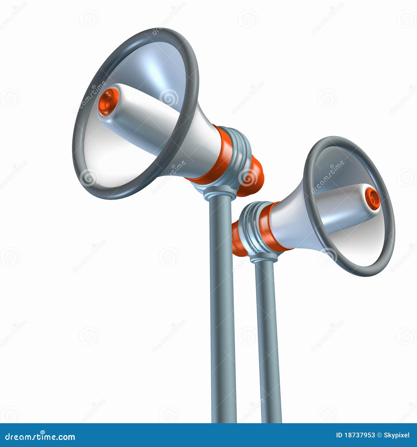 Symbole d'annonce illustration stock. Illustration du prêchez - 18737953