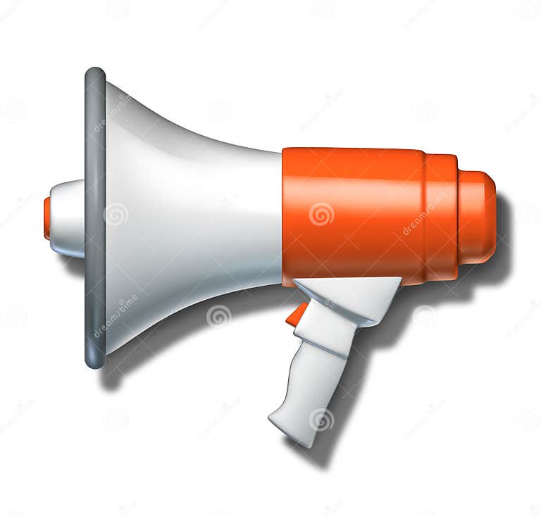 Symbole d'annonce illustration stock. Illustration du message - 18737967