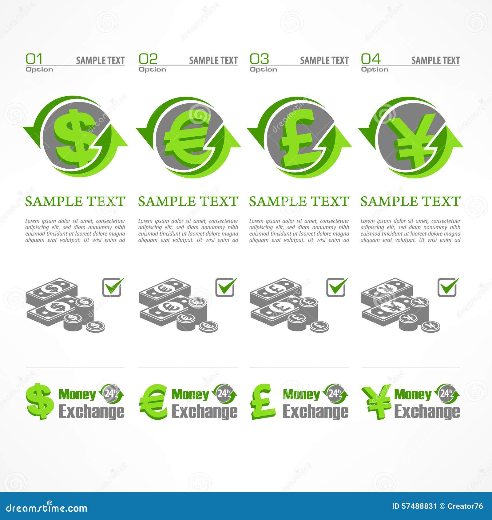 Symbole D'argent Infographic Illustration de Vecteur - Illustration du ...