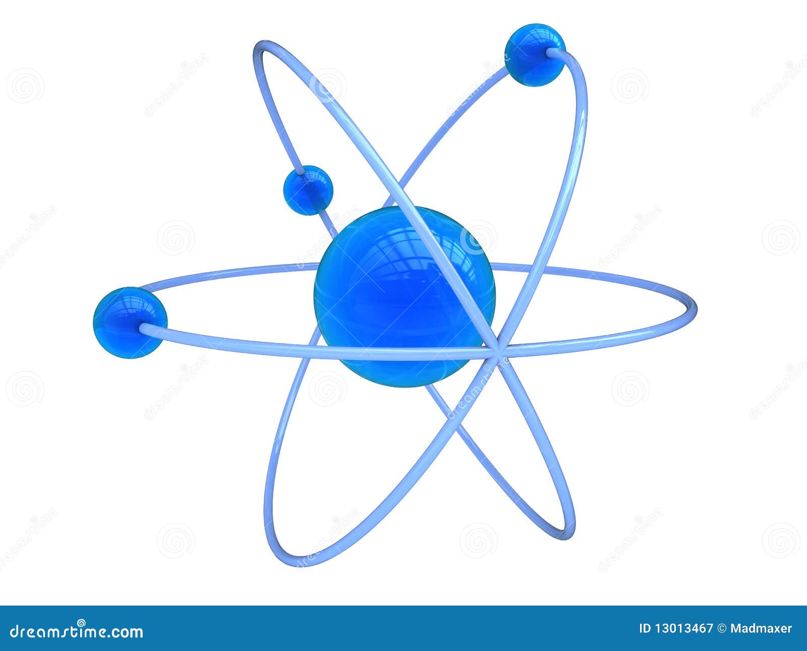 Symbole d'atome illustration stock. Illustration du orbiter - 13013467