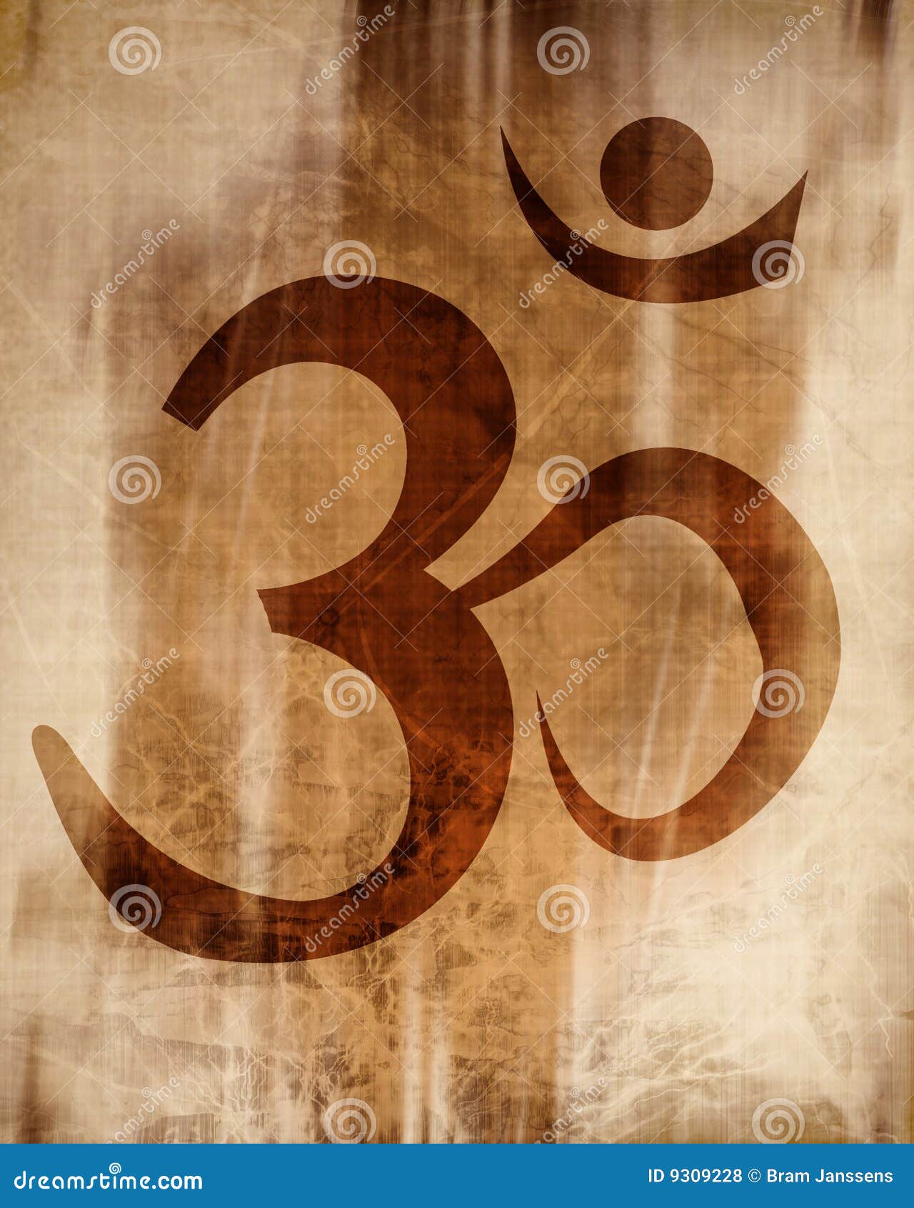 Symbole d'aum de l'OM illustration stock. Illustration du indou - 9309228