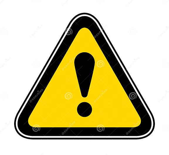 Symbole D'avertissement Triangulaire De Risque Illustration de Vecteur ...