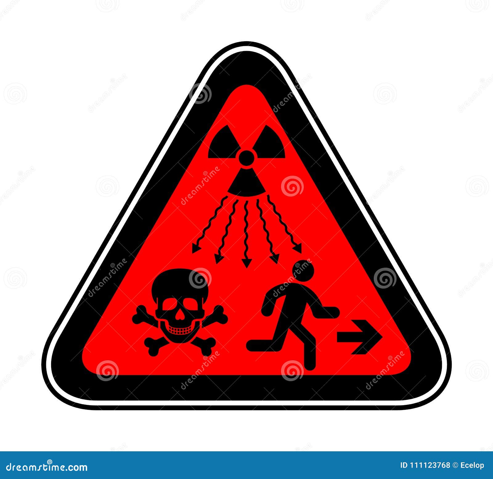 Symbole D'avertissement Triangulaire De Risque Illustration de Vecteur ...