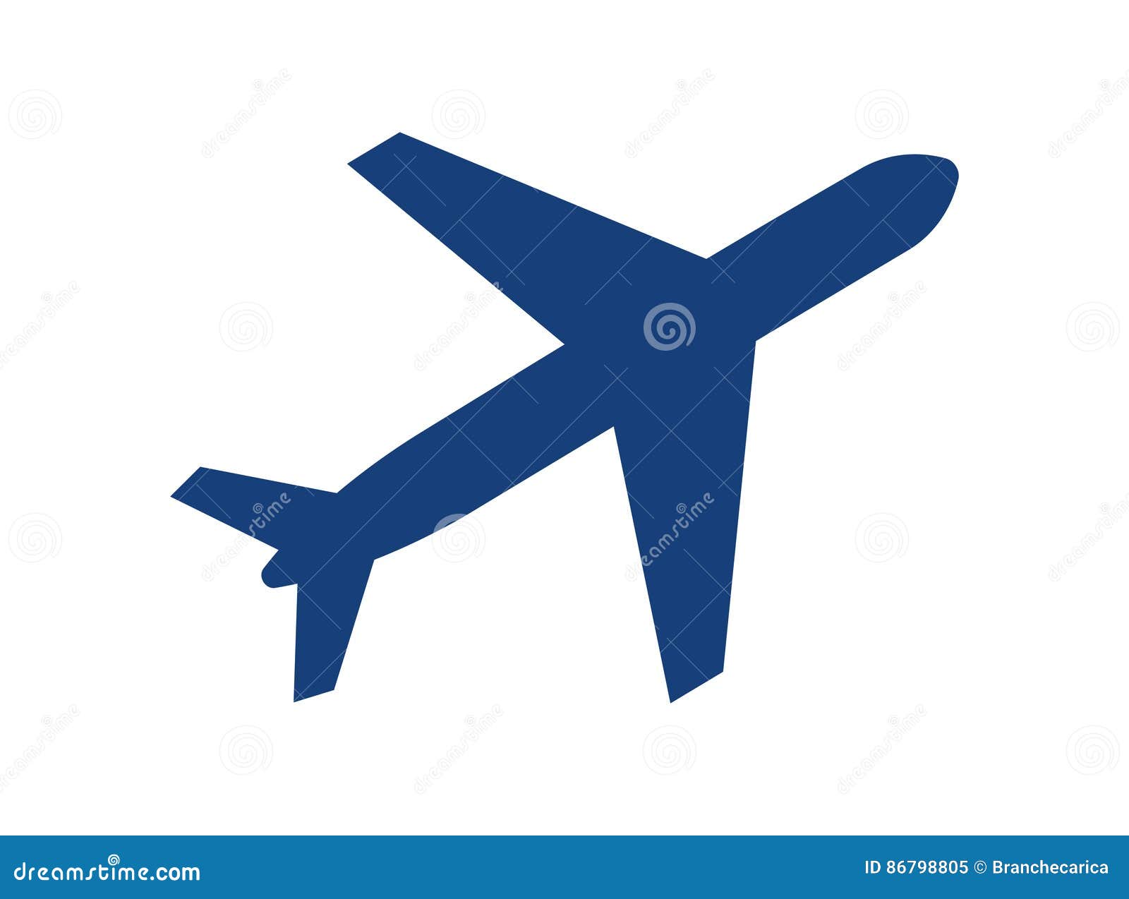 Symbole d'avion illustration de vecteur. Illustration du vecteur - 86798805