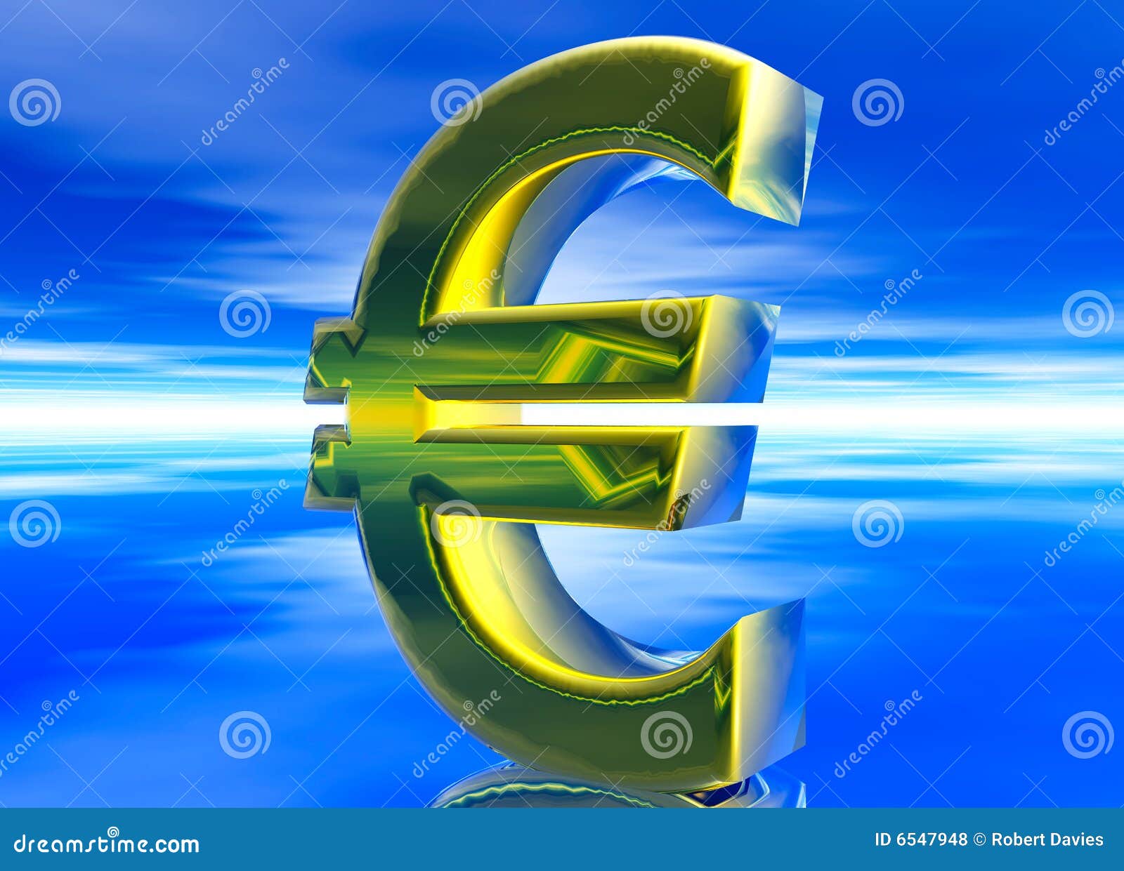 Symbole D'or D'Eu De Devise Euro Illustration Stock - Illustration du ...