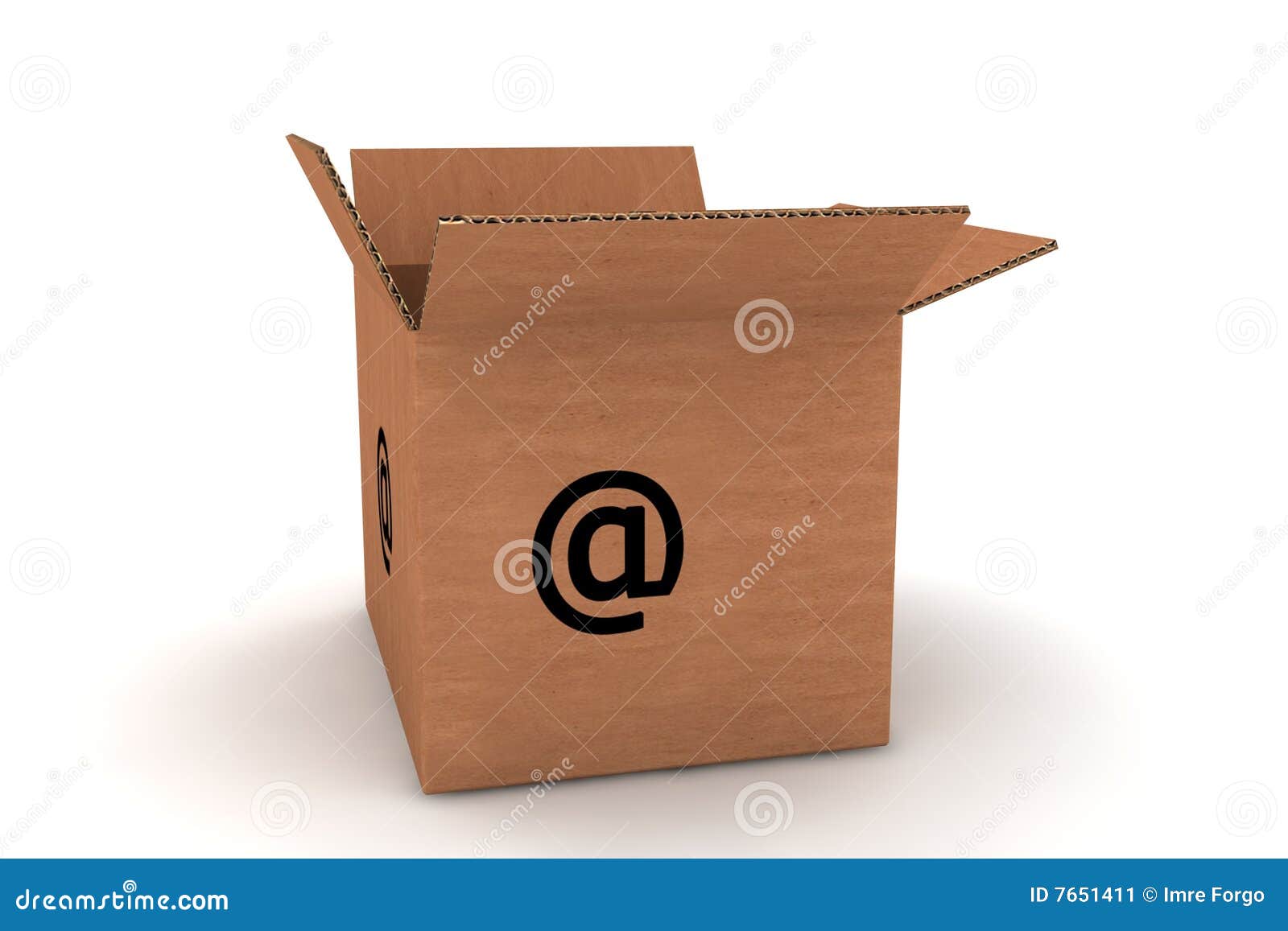 Symbole d'email de carton illustration stock. Illustration du affaires ...