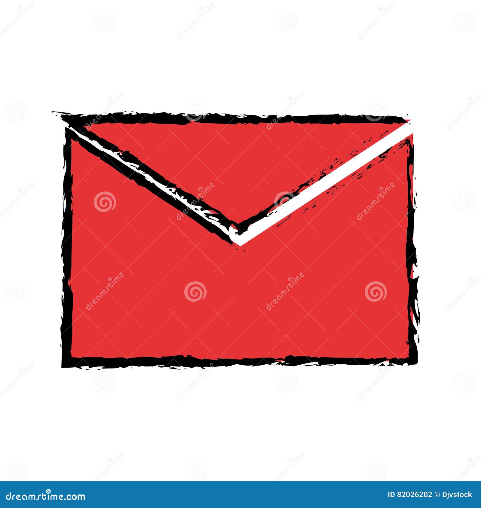 Symbole D'email Ou De Courrier Illustration de Vecteur - Illustration ...