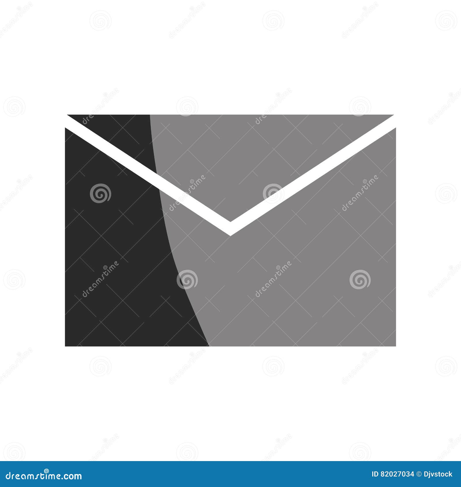 Symbole D'email Ou De Courrier Illustration de Vecteur - Illustration ...